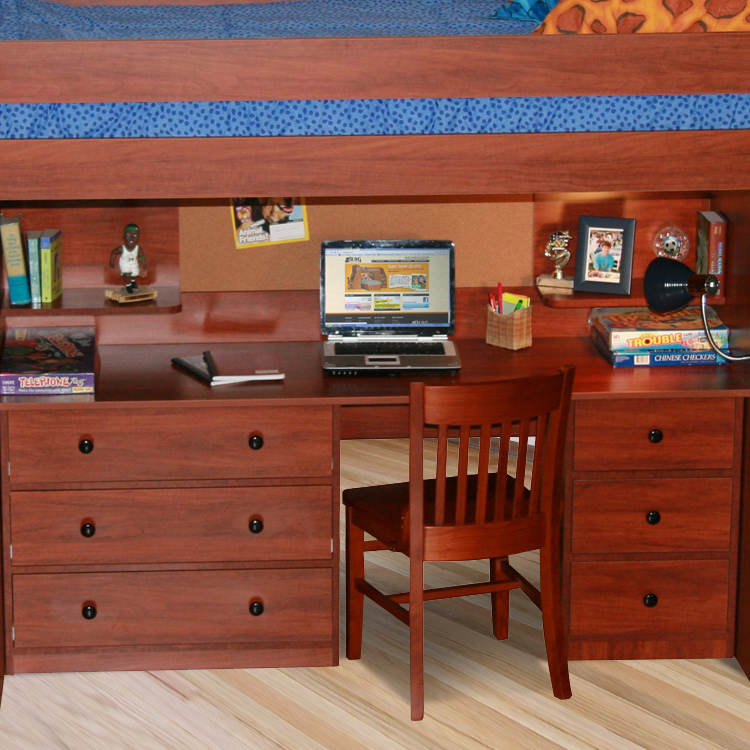 Berg Furniture Utica Lofts Desk Station for Dorm FREE SHIPPING