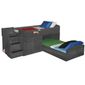 Berg Furniture Sierra Captain's Twin Over Twin Bed for Two FREE SHIPPING