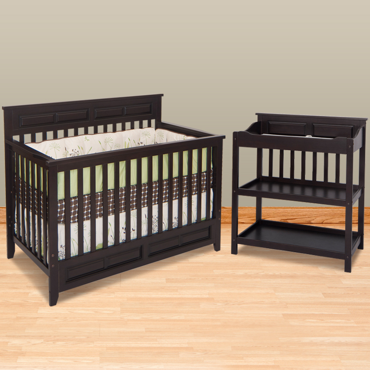 Child Craft 2 Piece Nursery Set - Shoal Creek Lifetime Convertible Crib ...