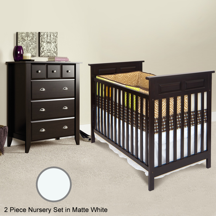 Child Craft 2 Piece Nursery Set - Shoal Creek Traditional Style ...