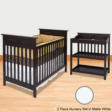 Child Craft 2 Piece Nursery Set - Shoal Creek Traditional Style ...