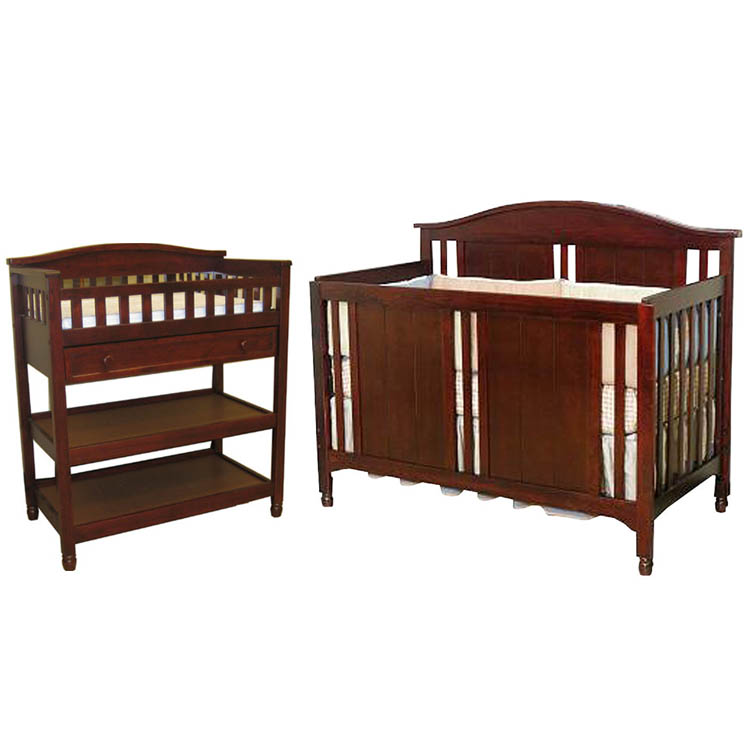 Childcraft 2 Piece Nursery Set - Watterson Convertible Crib and ...