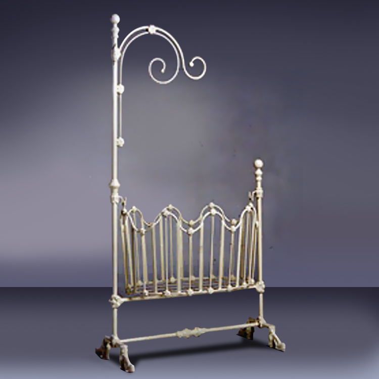 Corsican Cradle with Scroll Finial - FREE SHIPPING - $2,395.00