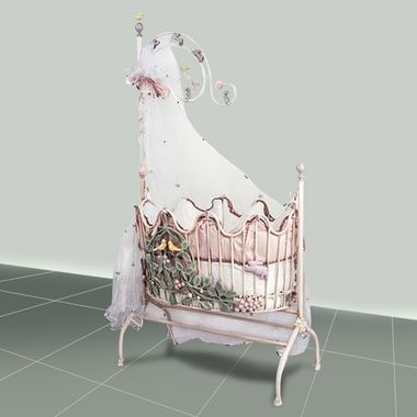 Corsican Magic Garden Cradle with Green Leaves - FREE SHIPPING