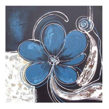 Crestview Collection Brooklyn Blue and White Flower Wall Art FREE SHIPPING