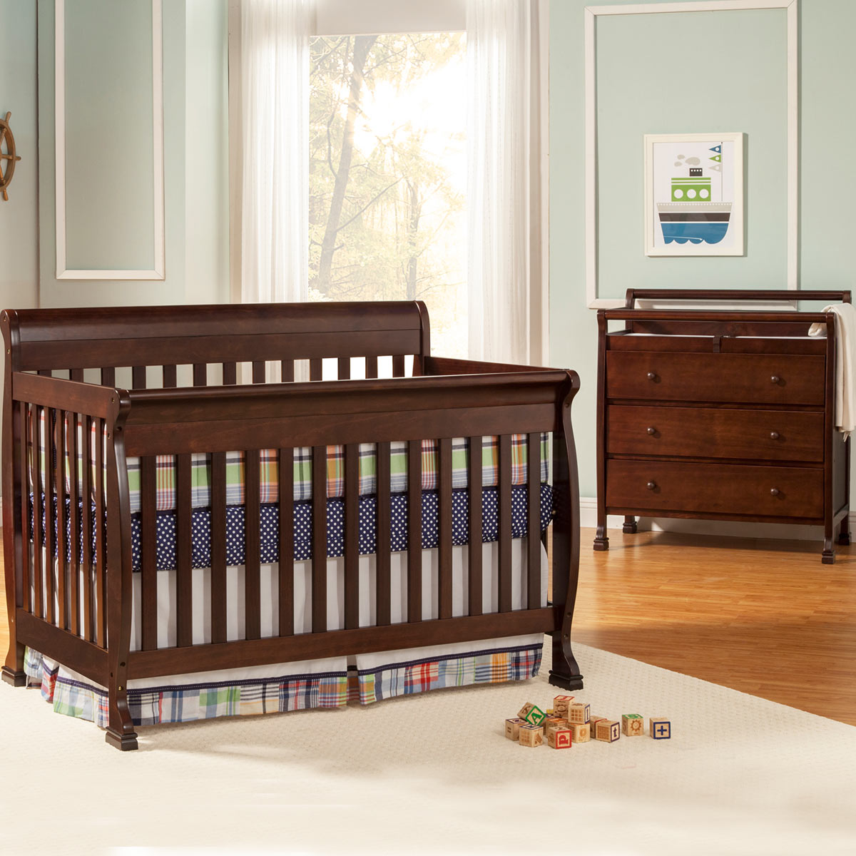 Da Vinci 2 Piece Nursery Set - Kalani Convertible Crib & 3 Drawer Combo ...
