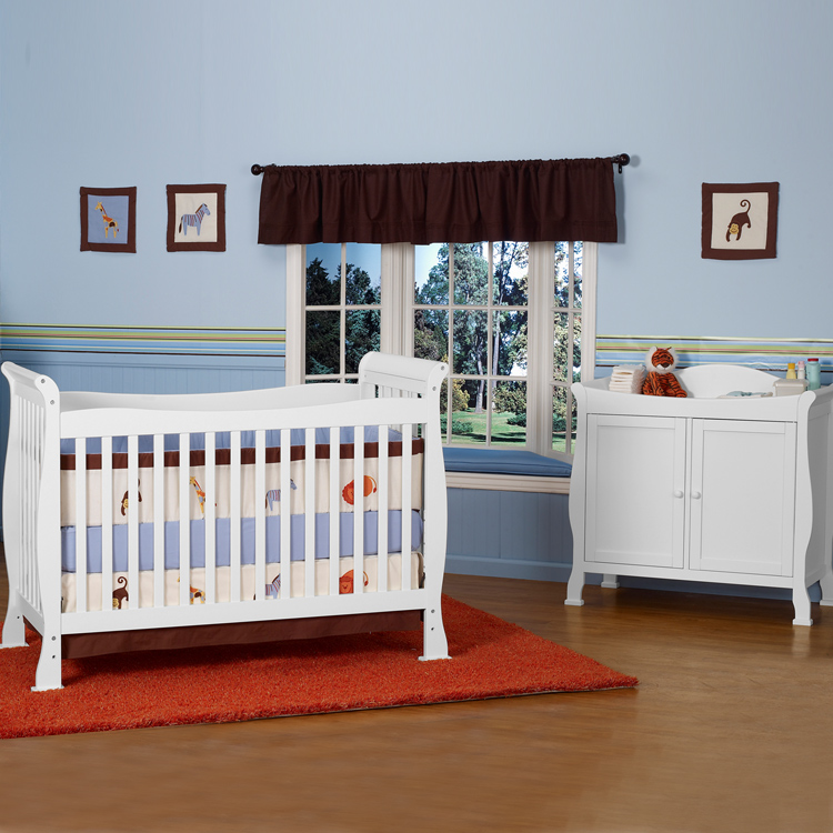 Da Vinci 2 Piece Nursery Set - Reagan 4-in-1 Convertible Crib and ...