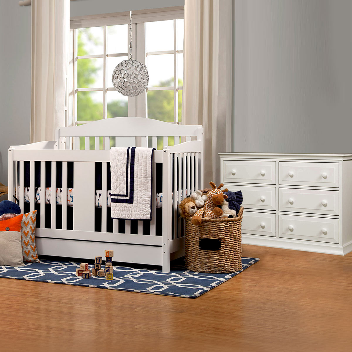 DaVinci Richmond 2 Piece Nursery Set - 4 in 1 Convertible Crib and ...