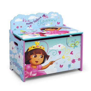Delta Children Dora the Explorer Deluxe Toy Box FREE SHIPPING