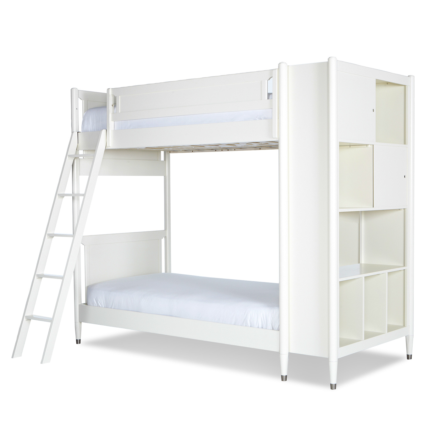 DwellStudio Mid-Century Library Bunk Bed in White FREE SHIPPING