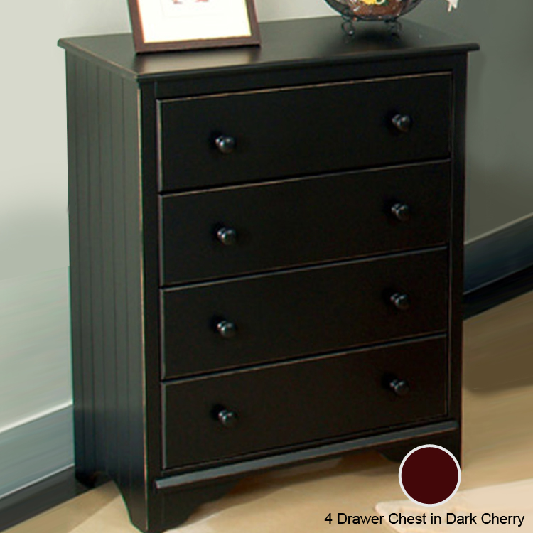 Eden Baby Nantucket 4 Drawer Chest in Dark Cherry FREE SHIPPING