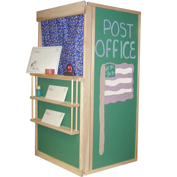 BEKA Kids Floor Model Puppet Theater with Chalkboard Surfaces by Beka ...