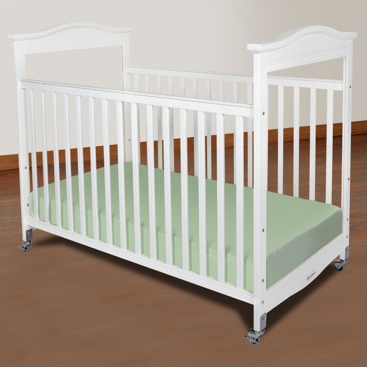 Foundations Biltmore Full Size Fixed Side Clearview Crib in White FREE ...