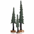 Glenna Jean Carson Wood Pine Trees Decor - Set Of 3 FREE SHIPPING