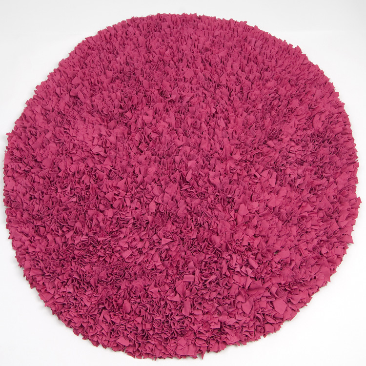 Glenna Jean Kirby Round Raspberry Rug FREE SHIPPING - $146.15