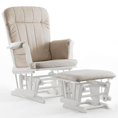 Graco Avalon Glider with Ottoman in White FREE SHIPPING - $192.00