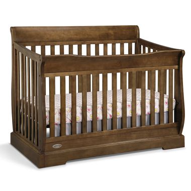 Graco Cribs Maple Ridge 4 in 1 Convertible Crib in Dove Brown FREE SHIPPING
