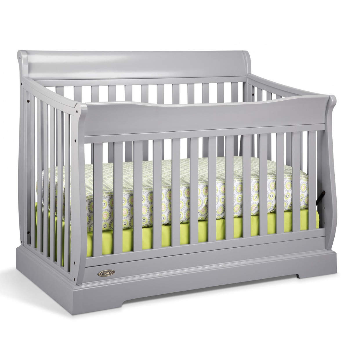Graco Cribs Maple Ridge 4 in 1 Convertible Crib in Gray FREE SHIPPING
