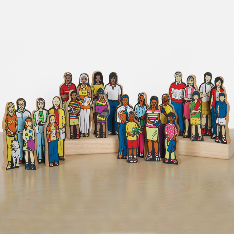 GuideCraft Kids Multi-Cultural Family Kit (24/Set) - FREE SHIPPING