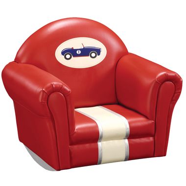 Guidecraft Retro Racers Upholstered Rocker FREE SHIPPING