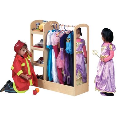 Guidecraft See and Store Dress-up Center in Natural FREE SHIPPING