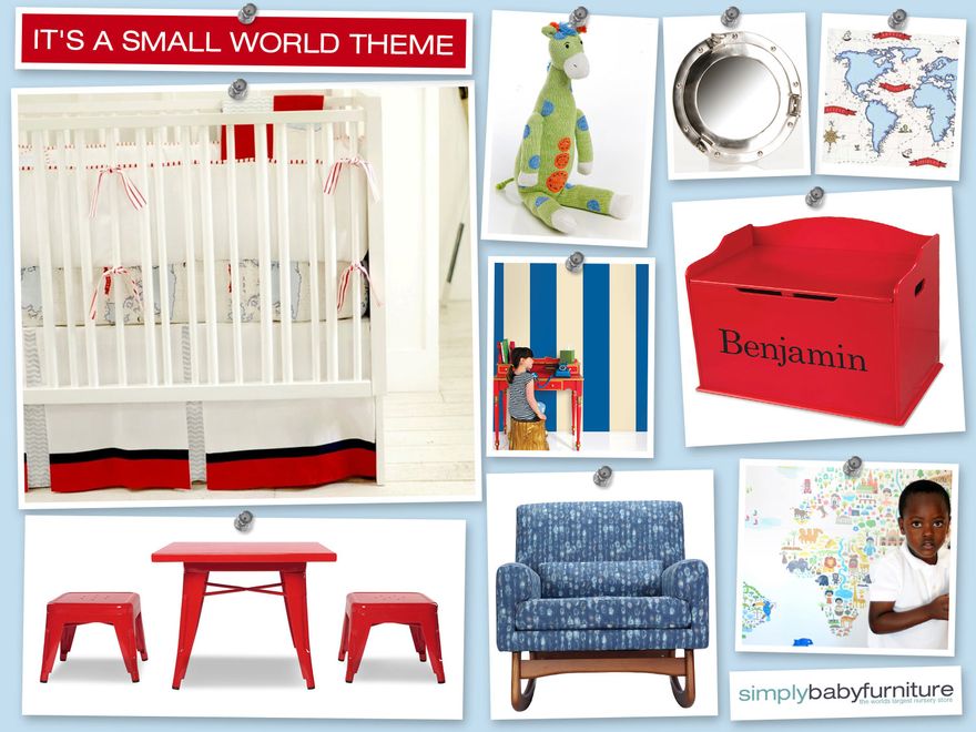 It's a Small World Travel Nursery Design Theme