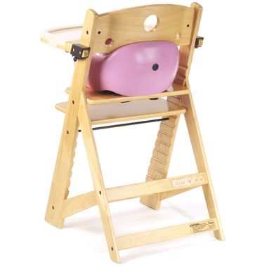 Keekaroo Height Right High Chair with Infant Insert & Tray in Natural ...