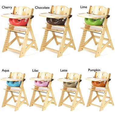 Keekaroo Height Right High Chair with Infant Insert & Tray in Natural ...