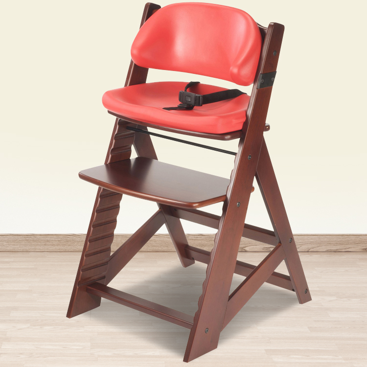Keekaroo Height Right Kid's Chair with Comfort Cushions in Mahogany and ...