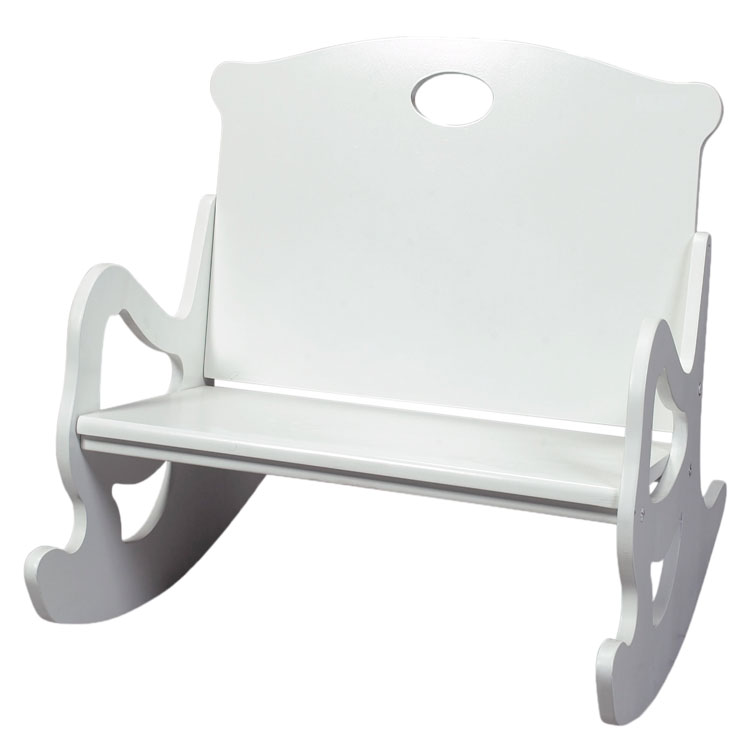 Kids Two seat puzzle rocker - White - FREE SHIPPING - $50.94