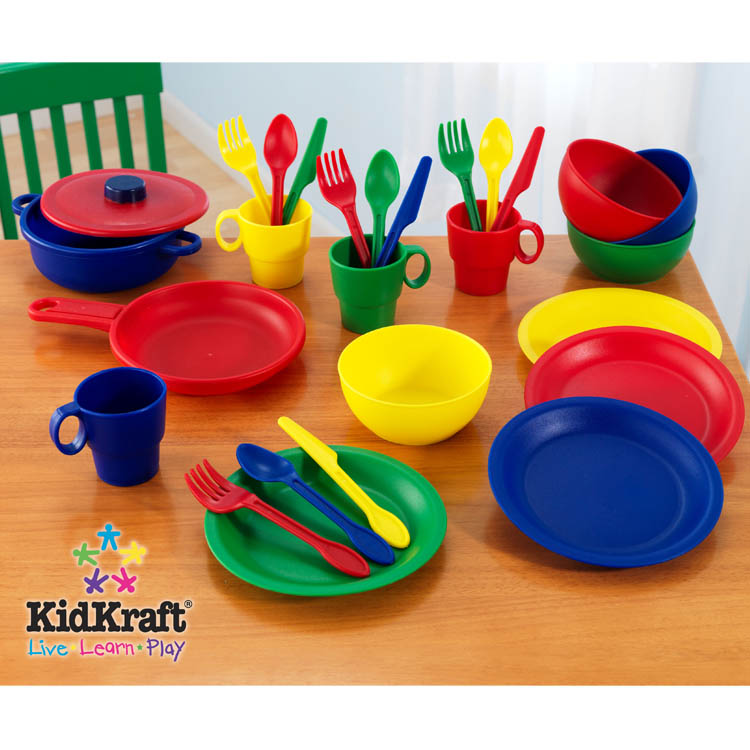 Kidkraft 27 Piece Primary Cookware Set FREE SHIPPING - $23.88