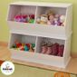 KidKraft Double Storage Unit in White FREE SHIPPING - $86.00