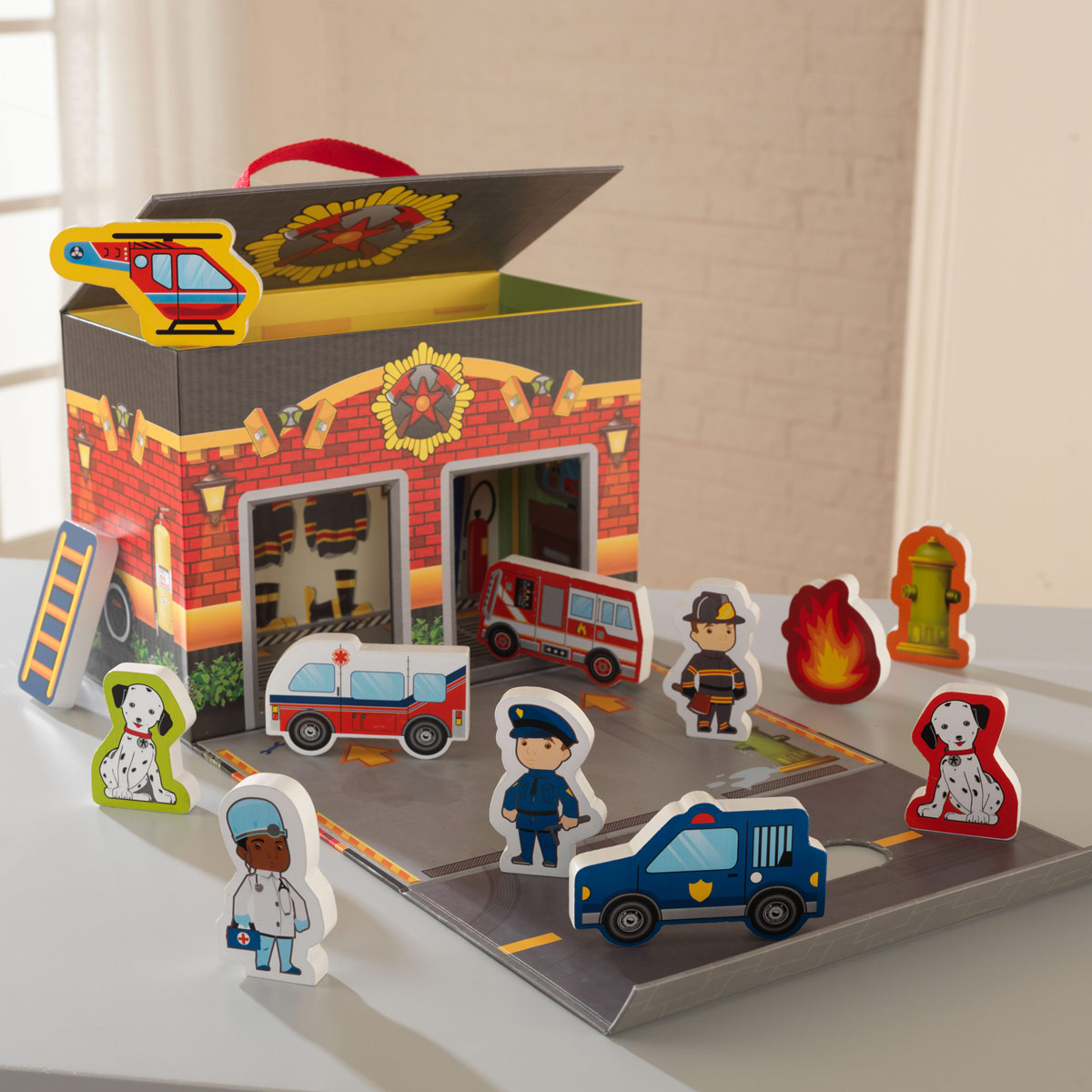 Kidkraft Emergency Rescue Travel Box Play Set FREE SHIPPING