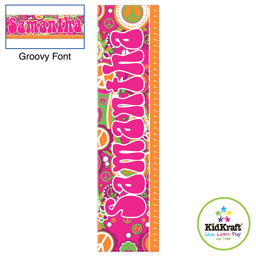 Kidkraft Groovy Personalized Growth Chart FREE SHIPPING - $41.89