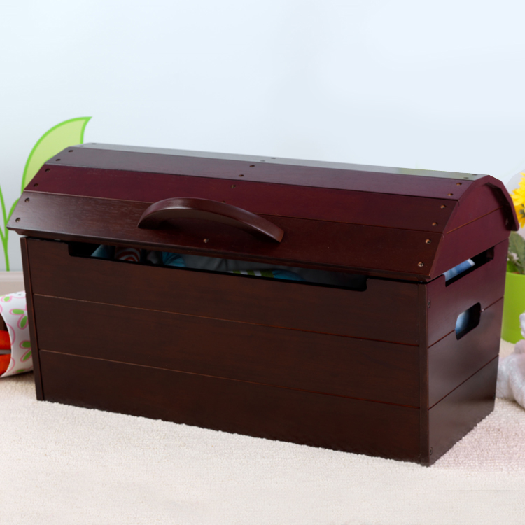 KidKraft Round Top Storage Chest in Espresso FREE SHIPPING