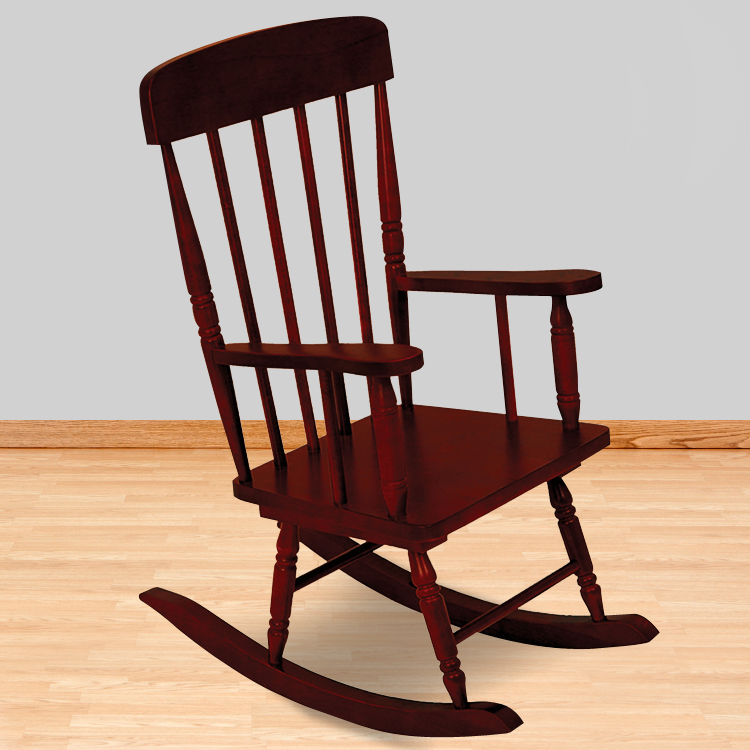 KidKraft kids Spindle Rocking Chair - Cherry - FREE SHIPPING