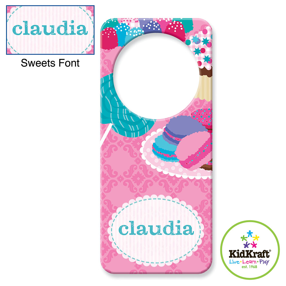 Kidkraft Sweets Personalized Door Hanger FREE SHIPPING - $23.00