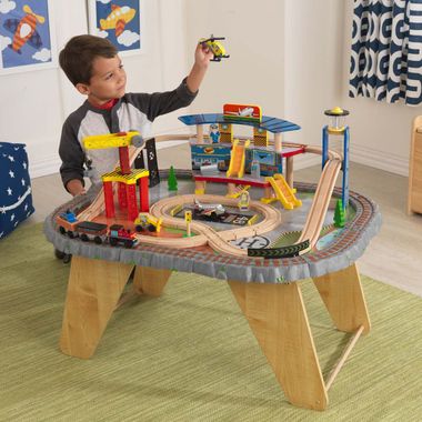 Kidkraft Transportation Station Train Set & Table FREE SHIPPING