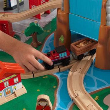 Kidkraft Waterfall Junction Train Set & Table FREE SHIPPING