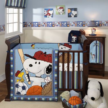 Lambs & Ivy Team Snoopy Hamper FREE SHIPPING - $49.95