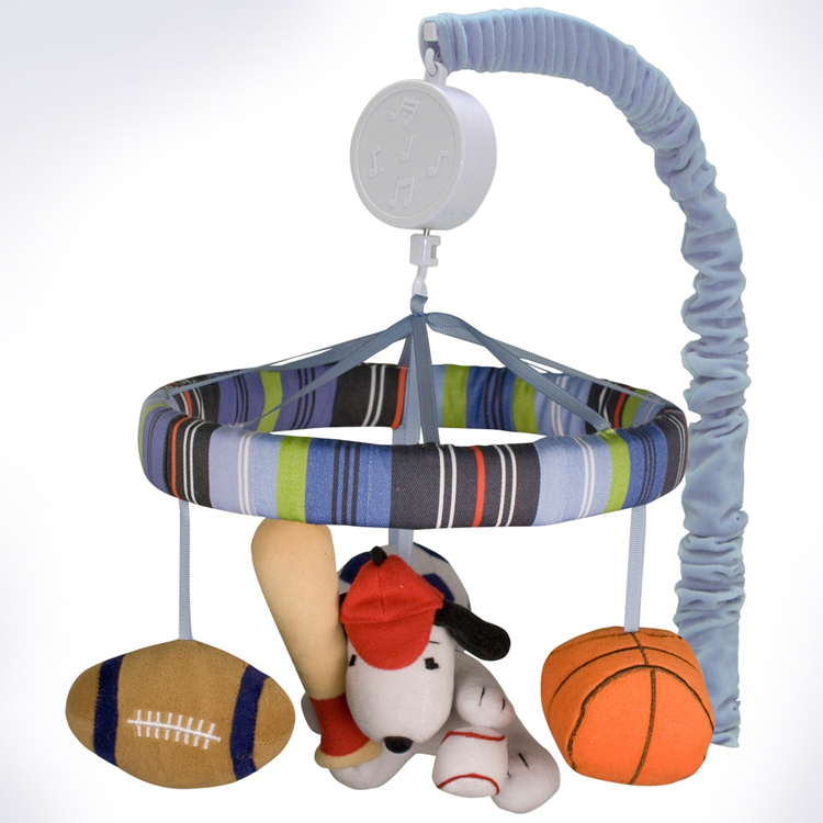 Lambs & Ivy Team Snoopy Musical Mobile FREE SHIPPING - $54.95