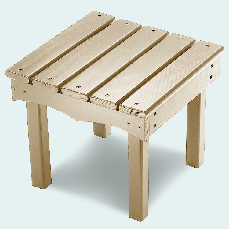 Little Colorado Adirondack End Table - Unfinished FREE SHIPPING