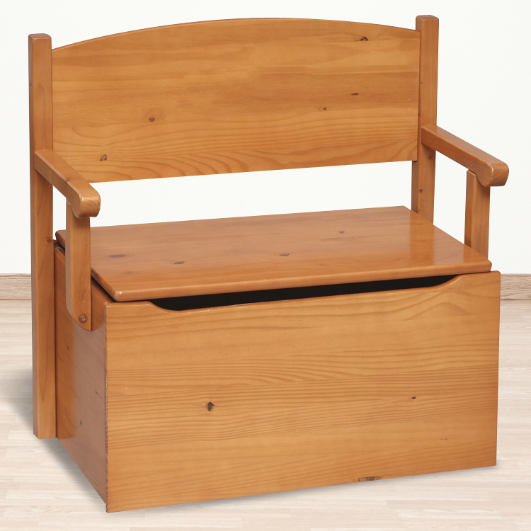 Little Colorado Bench Toy Box - Honey Oak FREE SHIPPING - $208.95