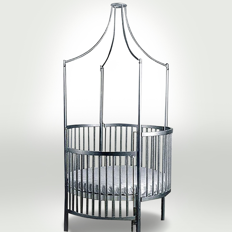 Little Miss Liberty Crystal Round Crib - FREE SHIPPING