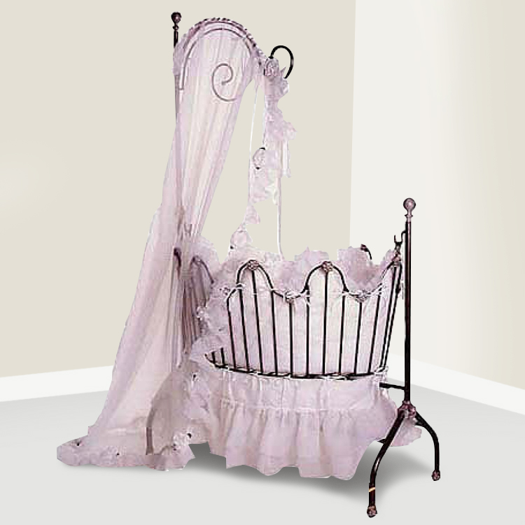 Little Miss Liberty Old World Oval Cradle with Bedding - FREE SHIPPING