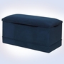 Magical Harmony Kids Tufted Toy Box in Blue FREE SHIPPING