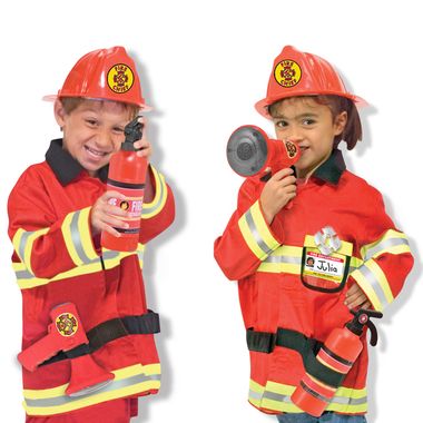 Melissa & Doug Fire Chief Role Play Costume Set FREE SHIPPING