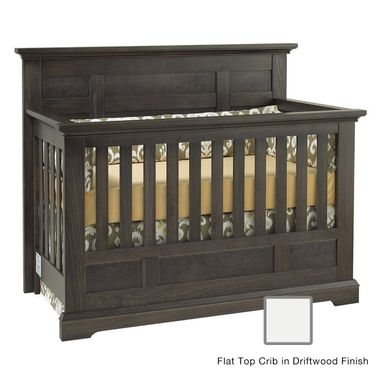 Munire Chatham 2 Piece Nursery Set - Flat Top Crib Convertible Crib and ...