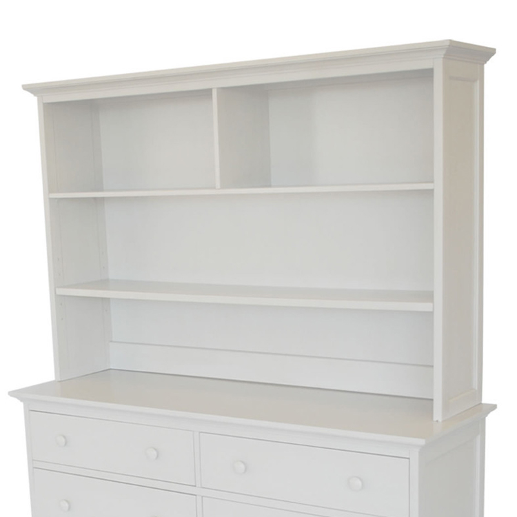 White dresser with hutch store