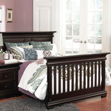 Munire Majestic Full Panel Lifetime Crib in Espresso FREE SHIPPING